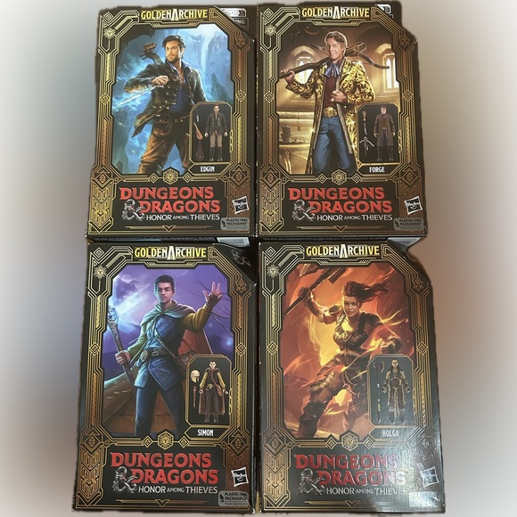 Hasbro | Toys | Dungeons Dragons Golden Archive Action Figures Set ...